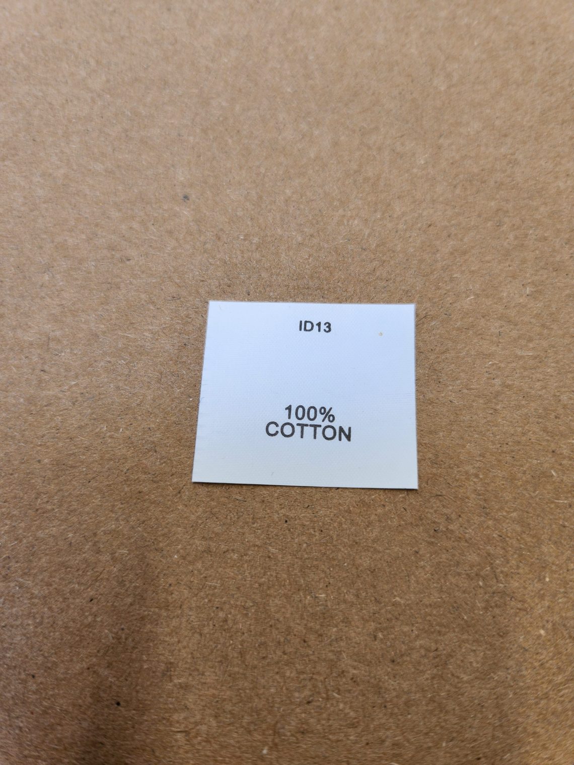 Pre-Made Nylon Taffeta Printed Care Labels